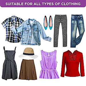 HOLDN’ STORAGE Portable Wardrobe Closet - Premium Metal Hanging Rod with Beige Cover- 65 Lb. Weight Capacity- Super Easy Assembly, No Tools Required (Dark Gray)