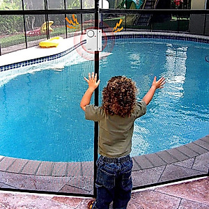 HENDUN Wireless Door Alarms When Opened with Remote, Door Security Sensor, Pool Alarm for Kids Safety, Sliding (2 Pack)