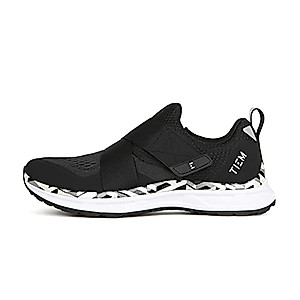 TIEM Slipstream - Black Geometric - Indoor Cycling Shoe, SPD Compatible (Women's Size 8)