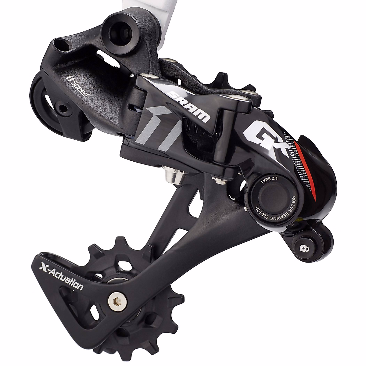 SRAM GX Rear Derailleur - 11 Speed, Long Cage, Red, 1x, With Clutch
