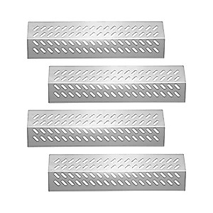 Folocy 17 5/8" Grill Heat Plates Flame Tamer BBQ Gas Grill Replacement Parts for Bull 16631, LP 47628, 57568 LP, LP 62648, Angus 47629, Brahma 57568, 57569, Outlaw 26038, Steer Premium 69009, 16GA