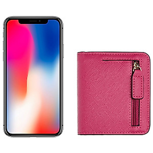Toughergun Wallet Women Rfid Blocking Small Compact Bifold Luxury Leather Pocket Wallet Ladies Mini Purse with ID Window