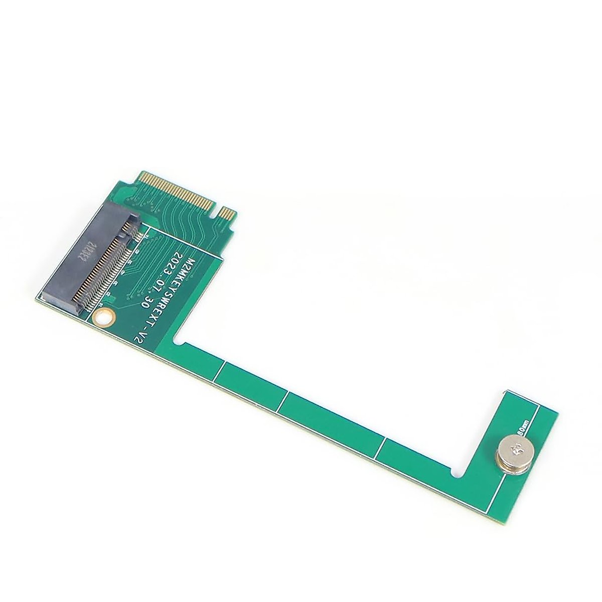 JMT M.2 Modified Board 2230 to 2280mm NVME MKey Modification PCB Circuit Board Compatible with ROG Ally Handheld Game Console (4layer Pcie4 Long)
