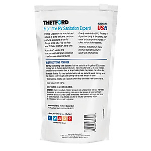 THETFORD Aqua-KEM Morning Sky Toss-Ins RV Holding Tank Treatment - Deodorant/Waste Digester/Detergent - Pack of 16 96570