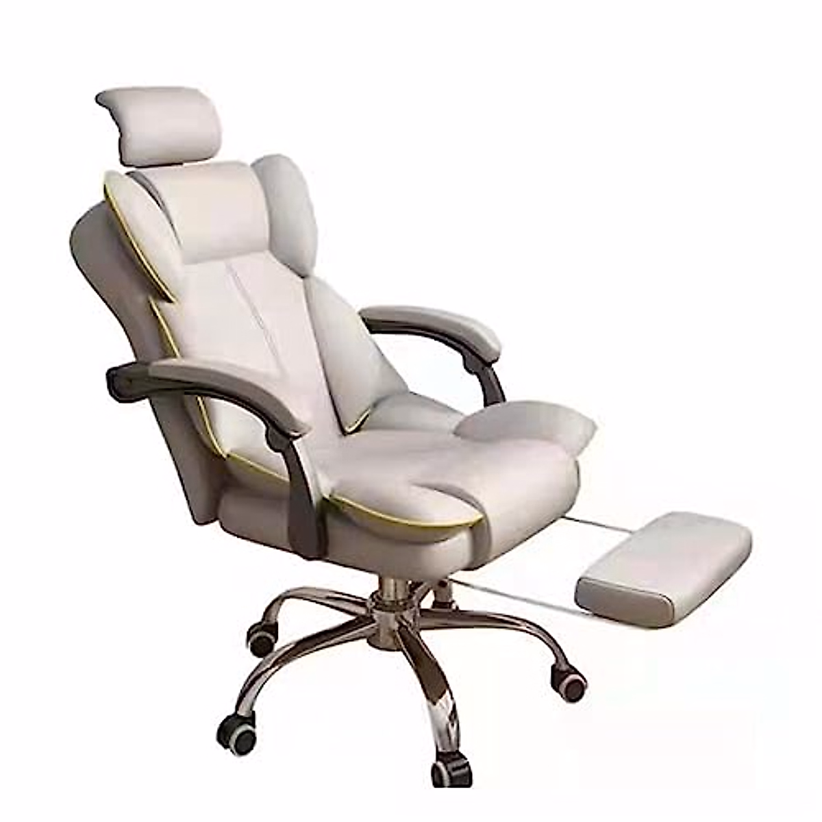 MARURY Soft Comfort Desk Chairs,Home Comfortable Sedentary Office Chair, Dormitory Computer Armchair, Modern Swivel Vanity Chair for Home Office Make Up