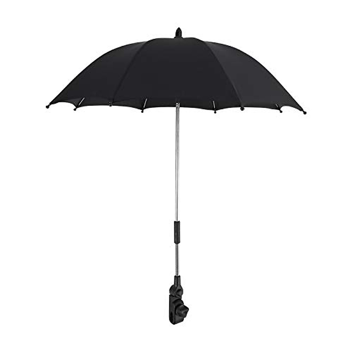 TOPINCN Baby Stroller Parasol, Universal Umbrella with Clamp, 360 Degree Adjustable Stroller Sun Shade, Umbrella for Trolley, Bike, Wheelchair, Beach Chair