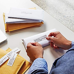 Dymo 36 mm x 89 mm LW Large Address Labels, 24 Rolls of 130 Easy-Peel Labels (3120 Labels), Self-Adhesive, for LabelWriter Label Makers, Authentic