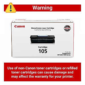 Canon Original 105 Toner Cartridge - Black