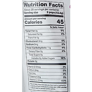 YumEarth Organic Fruit Flavored Vitamin C Pops Variety Pack, 40 Lollipops, Allergy Friendly, Gluten Free, Non-GMO, Vegan, No Artificial Flavors or Dyes