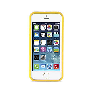 Puro JCIPC5LEOFL2 Leo Flowers Cover for iPhone 5/5s, Yellow