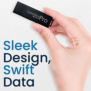 Centon Electronics DataStick Pro USB 3.2 Gen1 Flash Drive, 128 GB, 5 USB Flash Drives, 5 Bulk Pack, Black