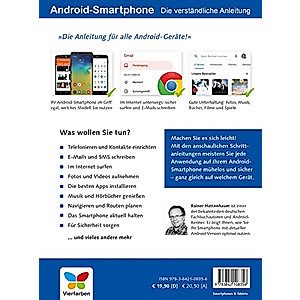 Android-Smartphone: Die verständliche Anleitung für alle Android-Smartphones: Samsung, Huawei, Xiaomi, Vivo, Oppo, Sony u.v.m. Aktuell zu Android 12