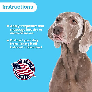 Pawtitas Nose Balm for Dogs for Moisturizers Dry, Chapped, Cracked, and Crusty Dog Noses Providing a Layer of Protection on Your Dog Snout Manufactured with Certified Organic Ingredients 0.15 OZ