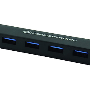 Conceptronic CTC4USB3 USB 3.1 (3.1 Gen 2) Type-C 5000 Mbit/s Hub (USB 3.1 Gen 2) Type-C, USB 3.0 (3.1 Gen 1) Type-A, 5000 Mbit/s, 0.15 m, China, USB