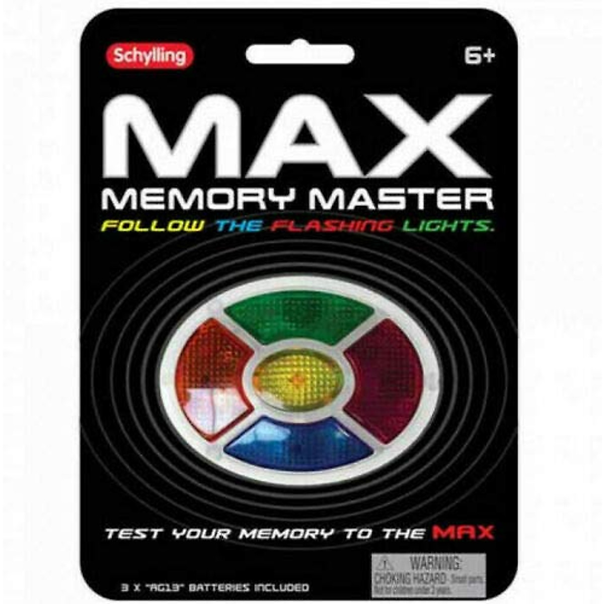 Big Game Toys~MAX Memory Game Simon Says Handheld Electronic Game Lights Sound Travel Portable + Free Sticker