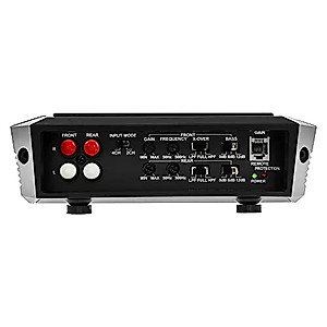 DS18 GEN-X2000.4 Car Audio Amplifier 4-Channel Class A/B 2000 Watts Max Multichannel Amp - Bass Remote Knob Included - Lightweight Design - High Efficiency Rate