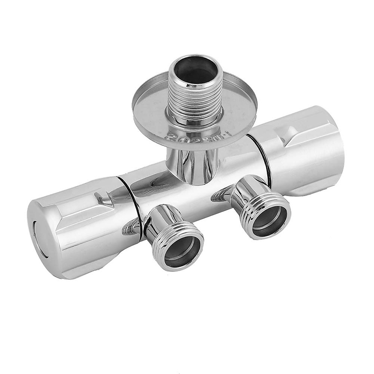 Toilet Bidet, Copper Double Switch Outlet Angle Valve Toilet Bidet Shower Faucet Bathroom Accessories G1/2