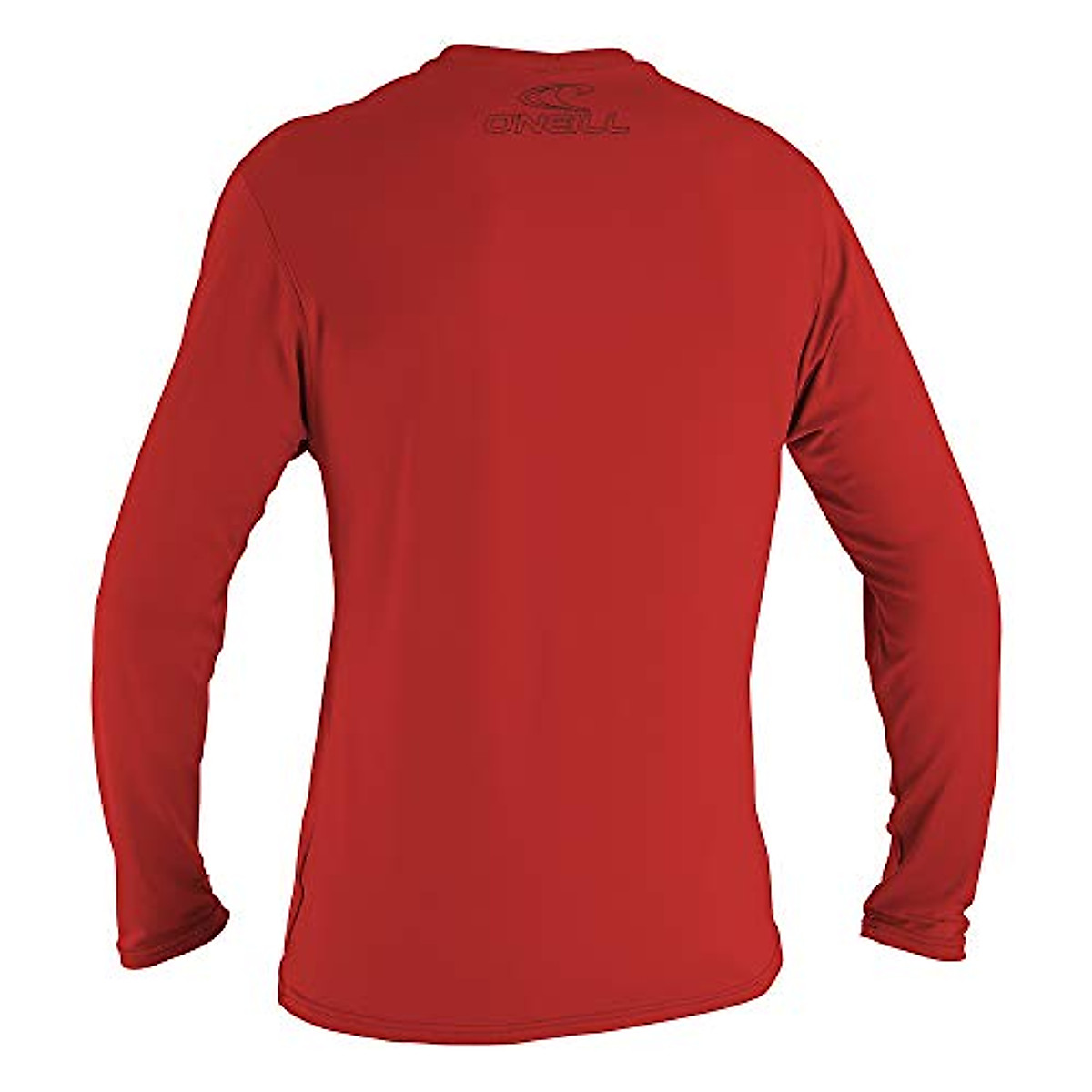 O'NEILL boys Youth Basic Skins 50+ L/S Sun Shirt Rash Guards, Red, 6 US