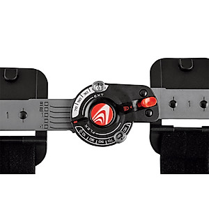 BREG '08814 Brace, Orthopedic, Foam Knee Telescoping Hinge Post-Op Strap Lock Quick Clip Buckle T-Scope Latex-Free