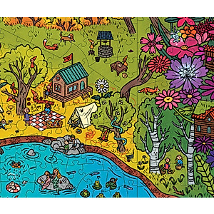 The Gnomes' Homes • 1000 Piece Jigsaw Puzzle from The Magic Puzzle Company • Series Three