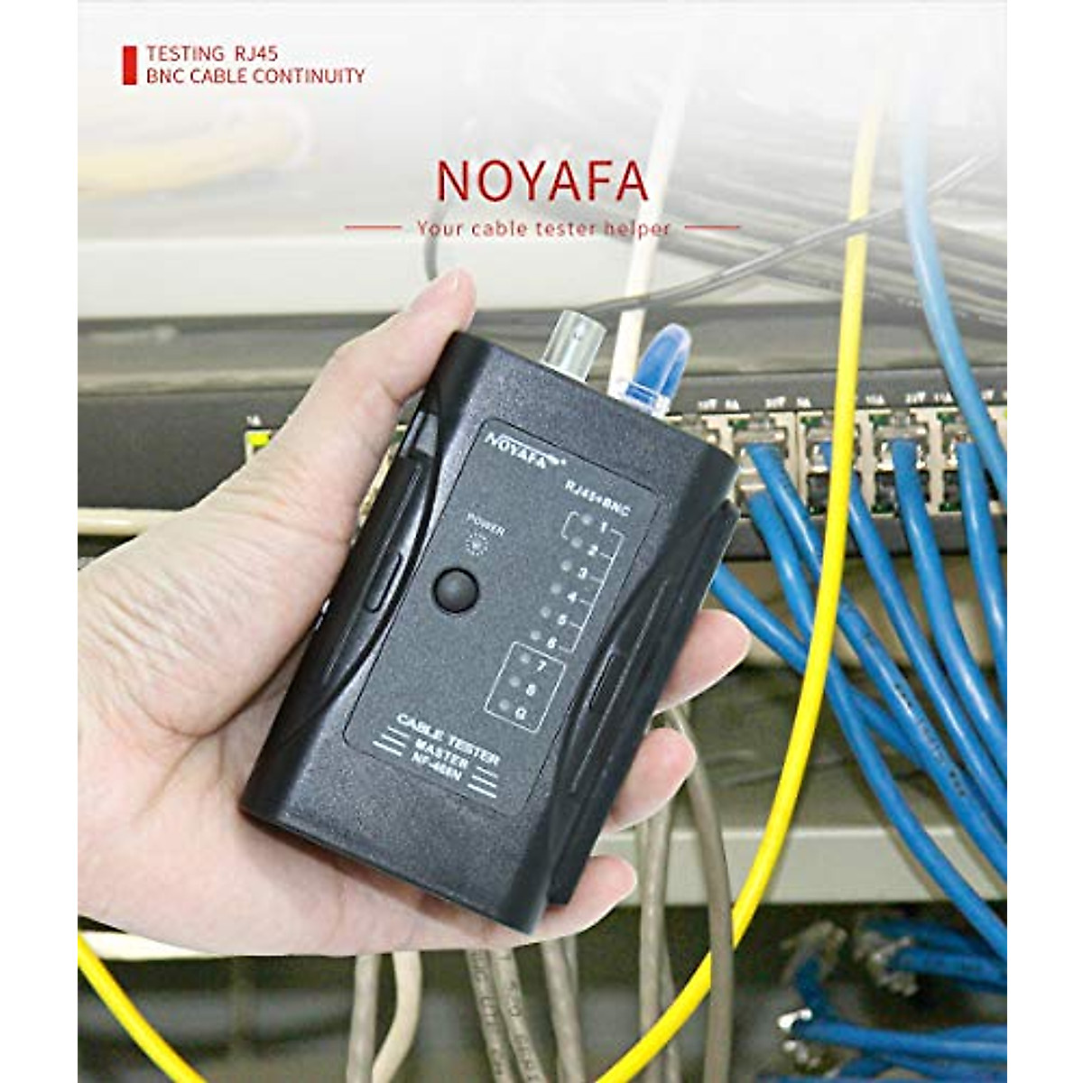 Noyafa NF-468N Network Cable Tester Rj45 Bnc