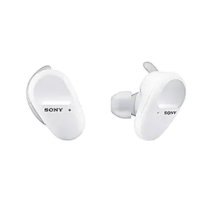 Sony WF-SP800N True Wireless Noise-Cancelling In-Ear Headphones - White (Renewed)