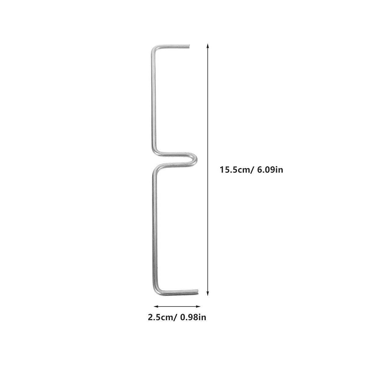 OSALADI Popcorn Machine Mixer Rod Replacement - Popcorn Maker Machine Accessory - Silver Iron Material - 6.1 Inches