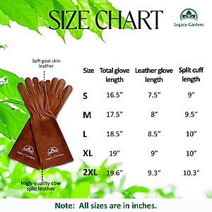 Legacy Gardens Medium Brown Thorn Proof Garden Gloves