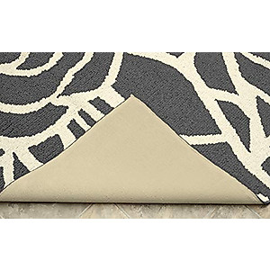 Garland Rug Rhapsody Area Rug, 30 x 46, Cinder/Ivory