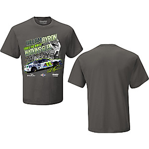 William Byron #24 NASCAR 2023 Watkins Glen Winner 8.20.2023 Win T-Shirt (XX-Large) Charcoal