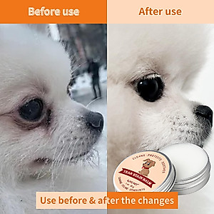 Tear Stain Remover for Dogs 1oz - Dog Tear Stain Remover for White Dogs, Pet Eye Cleaner, Dog Eye Care for Tear Stains, Dog Eye Booger Remover, Cat Tear Stain Remover, Eye Stain Remover for White Fur