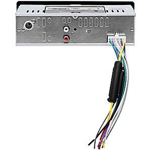 Sound Storm Laboratories ML41B Car Audio Stereo - Single Din, Bluetooth, No CD DVD Player, FM Radio Receiver, USB, AUX Input, Wireless Remote Control