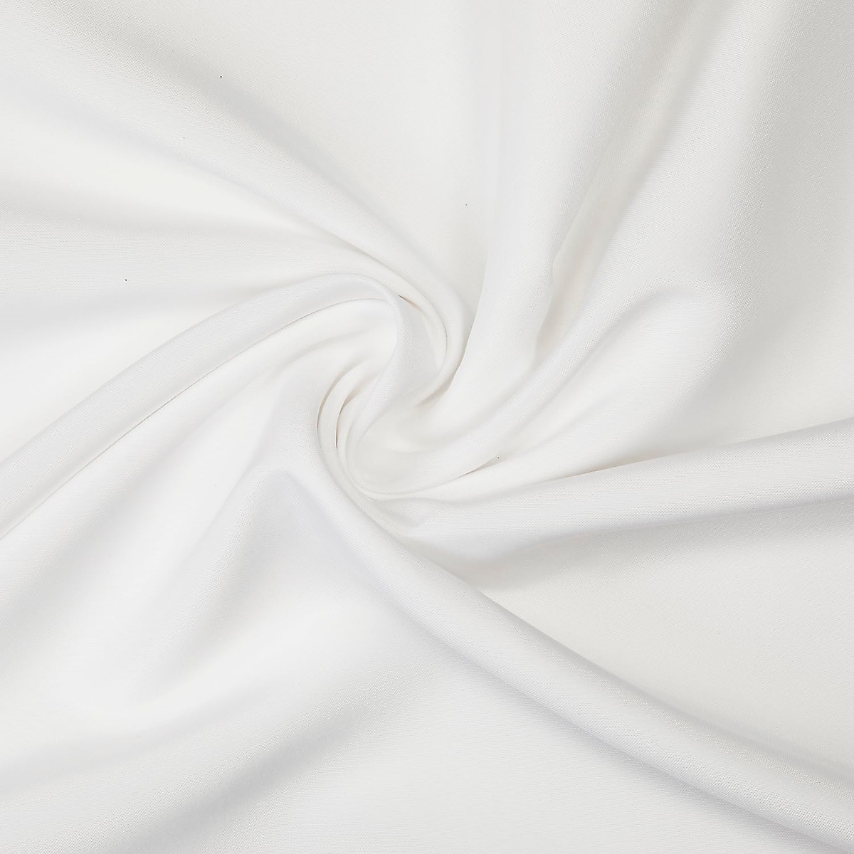 Gee Di Moda Rectangle Tablecloth - 60 x 102 Inch White Table Cloth for 6 Foot Rectangle Table - Heavy Duty Washable Fabric - for 6 Ft Buffet Table, Holiday Party, Dinner, Wedding & Baby Shower