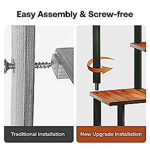 IXP Plant Stand Plant Shelf 4 Tier 4 Potted Plant Stands Indoor Corner Plant Stand Flower Stand Plant Display Shelf 21.7'' Tall Plant Stand for Multiple Plants plant holders indoor stand for Indoor