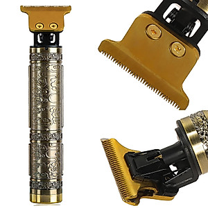 KOGULA Hair Trimmer Hair Clippers for Men, Rechargeable Beard Trimmer,Cordless Zero Gapped Trimmer,Electric T-Blade Haircut