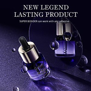 Super Bonder for Eyelash Extension Longer Retention Lash Glue Accelerator Eyelash Bonder for Lash Extensions Lash Sealant Lash Bonder Adhesive Companion Eyelash Extension Bonder -15ML