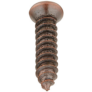 Hard-to-Find Fastener 014973127114 Phillips Oval Decorative Screws, 8 x 3/4, Piece-30 , gold