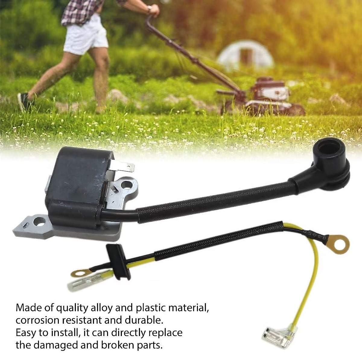 Premium Ignition Coil for Husqvarna 530039143,545199901 (235,240,26,36,41,136 Chainsaw)