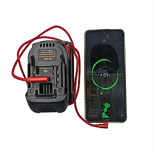 DM18M Battery Adapter for Milwaukee to Makita Battery, for Milwaukee 18V for Dewalt 20V Battery Convert to for Makita 18V Battery