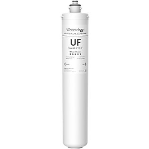 Waterdrop RF17W-UF 0.01 Micron Water Filter, Reduces Lead, Chlorine, Bad Taste & Odor, 24K Gallons High Capacity, Replacement for Waterdrop Under Sink Water Filtration system, White