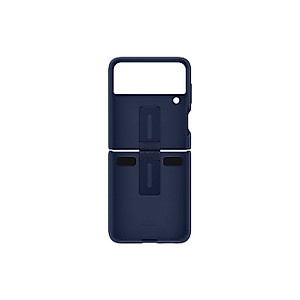 Samsung Galaxy Z Flip 3 Phone Case, Silicone Protective Cover with Ring, Heavy Duty, Shockproof Smartphone Protector, US Version, Navy,EF-PF711TNEGUS