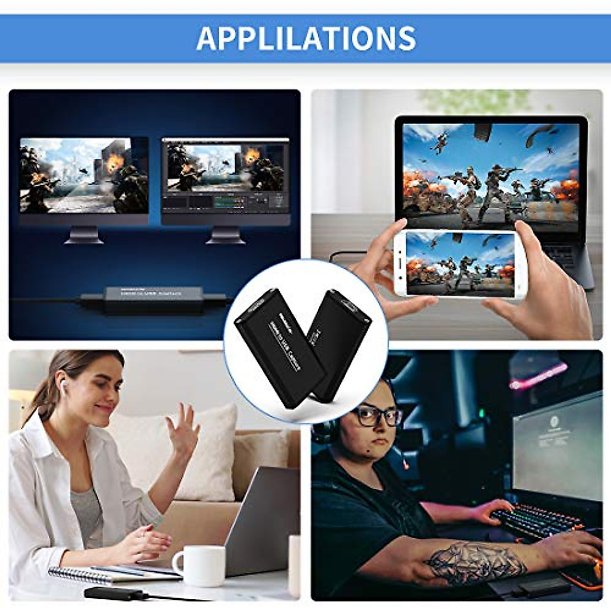 POWERAXIS Audio Video Capture Card (2.0USB)