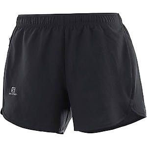 Salomon Women's Standard Cargo Shorts, Black, 2XL