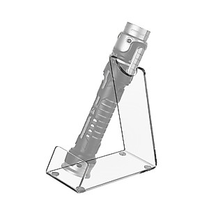 Luqeeg Lightsaber Stand, Light Saber Holder with Adhesive, Desktop Lightsaber Display Stand, Lightsaber Mount, Record Stand Decoration for Photo Phone Lightsaber Record Storage