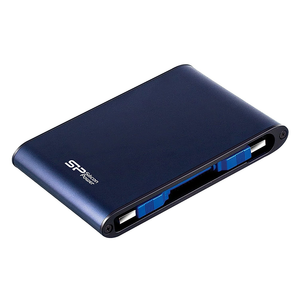 Silicon Power 2TB Rugged Portable External Hard Drive Armor A80, Waterproof USB 3.0 for PC, Mac, Xbox and PS4, Blue