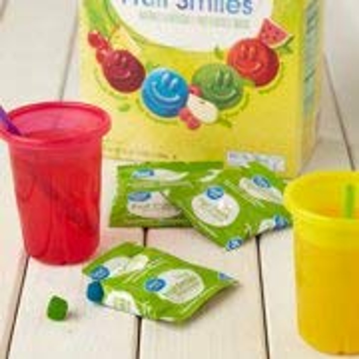 Great Value Tangy Fruit Smiles, 45 Oz - 50 Pouches (Pack of 3)