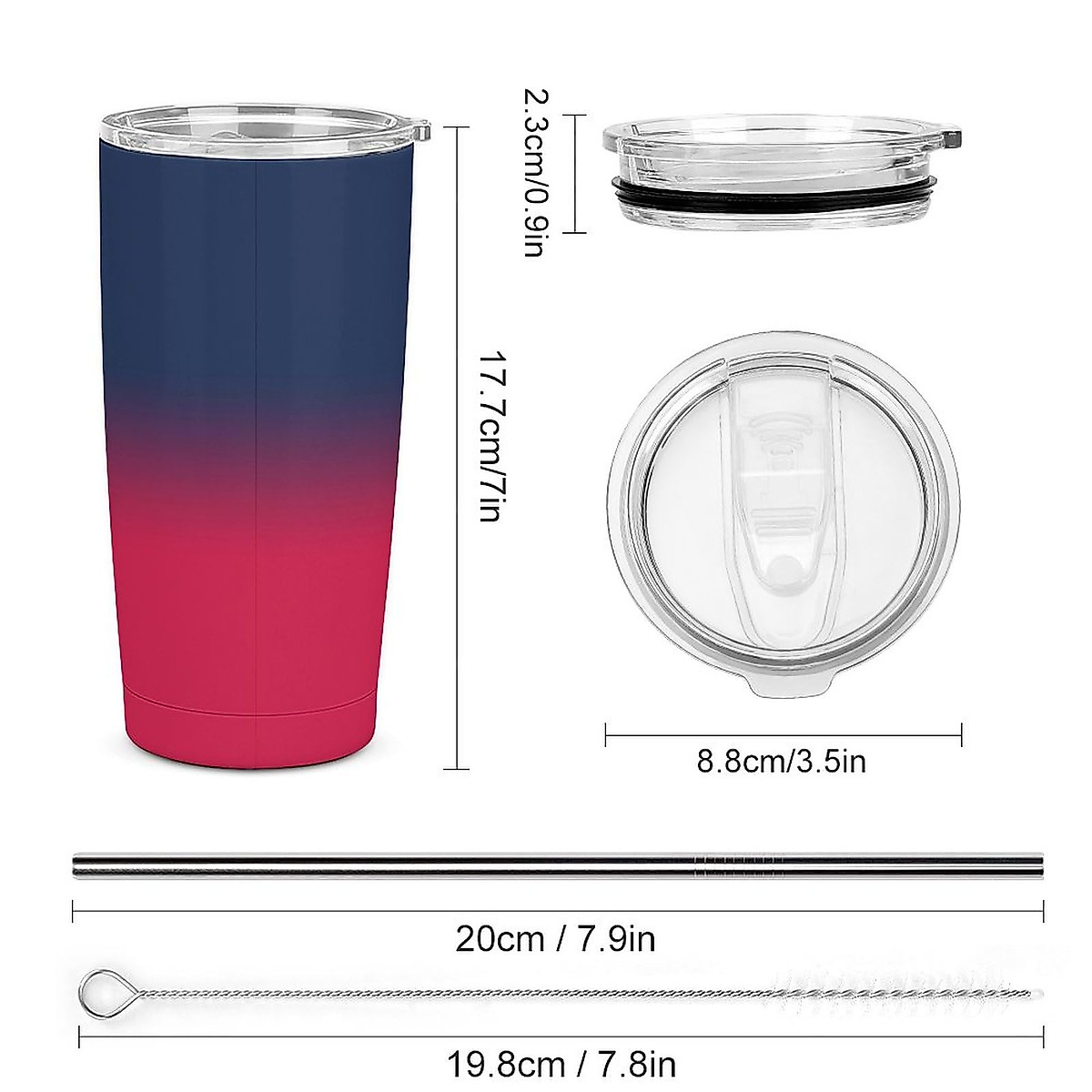 Custom Car Tumbler,Tumblers Stainless Steel 20.8oz,Personalized Baseball Cup,Sports Travel Coffee Mug,Customized Presents Gifts for Mother's Day Friends Fan Players Coach Lovers,Custom Number and Name