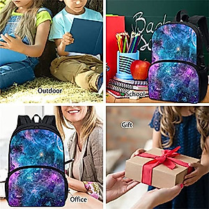 ZFRXIGN Butterfly Mushroom Backpack for School Girls Bookbag School Bags Back Packs Purse for Teens College Students Book Bags Satchel Casual Daypack Rucksack Moon Night