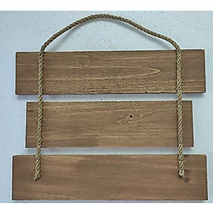 Blooming Party Nursery Wall Decor for Little Baby Boy or Toddler - Little Man Cave Wood Sign (Blue)