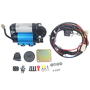 CKMA12 High Output 12V Air Compressor System Single Motor Replacement for Tire Inflating and Air Locker Differentials
